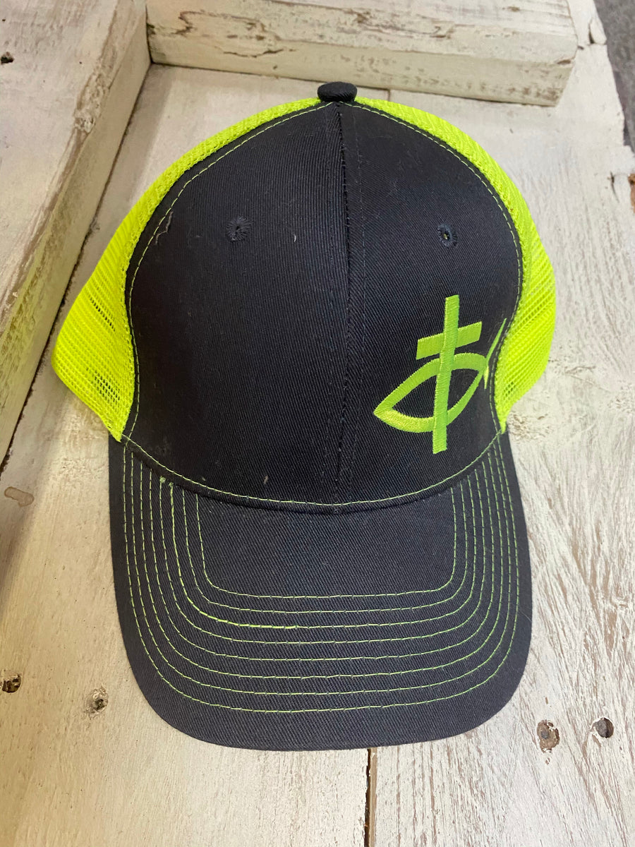 Jesus Fish Hat - Neon – Anna Jade Boutique